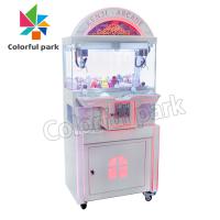 China Colorful Park EU Plug Arcade Claw Crane Machine 90x80x200cm Coin Operated Vending Game for sale