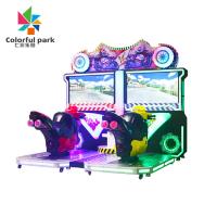 China EU Plug Two-Player Super Bike Motor Simulator Indoor Arcade Racing Game Machine Flame Motorcycle for sale