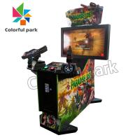 China Colorful Park Two Player Arcade Gun Battle Game Machine 32 Inch Indoor Amusement for sale