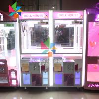 China Customisable Plug Type Colorful Park Mini Win Claw Machine Arcade Game Card System Coin Games Machines for sale