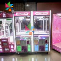 China Customisable Plug Type Colorful Park Mini Win Claw Machine Arcade Game Card System Coin Games Machines for sale