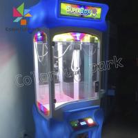 China Colorful Park Arcade Claw Machine 80x96x206cm Coin Operated Crane Game with LED Lighting for sale