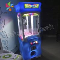 China Colorful Park Arcade Claw Machine 80x96x206cm Coin Operated Crane Game with LED Lighting for sale