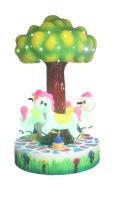 China Customized Colorful Park Coin-operated Children's Mini Carousel Arcade Game Machine for sale