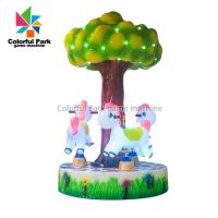 China Customized Colorful Park Coin-operated Children's Mini Carousel Arcade Game Machine for sale