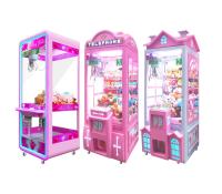 China Colorful Park Wooden House Toy Crane Game Machine 81cm for Amusement Center for sale