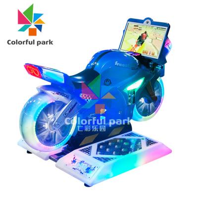 China Coin Operated TT Motorcycle Game Console for Kids 48V LED Amusement Ride for sale