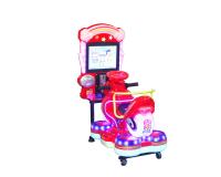 China Customizable Kids Electric Coin Shaker Speed Bike 3D Interactive Racing Rocker 90x80x200cm for sale