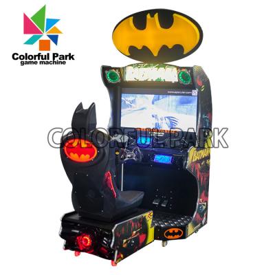 China Coin Operated Driving Simulator Arcade Machine 48V LED Racing Cockpit for 2 Adults for sale