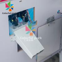 China Colorful Park Arcade Crane Claw Machine 80x90x205cm CE Certified Coin Operated Prize Game for sale
