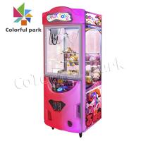 China Colorful Park Arcade Claw Crane Machine 80x90x205cm with LED Lighting CE Certified for sale