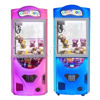 China Colorful Park Arcade Claw Crane Machine 80x90x205cm with LED Lighting CE Certified for sale
