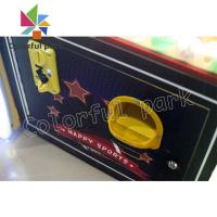 China Coin Operated Kids Shooting Game Machine 80x90x205cm with LED Lights and CE Certification for sale