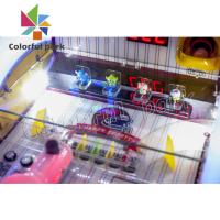 China Coin Operated Kids Shooting Game Machine 80x90x205cm with LED Lights and CE Certification for sale