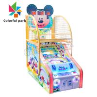 China Kids Mickey Basketball Machine Coin Operated Game Console 90x80x200cm for Parent Child Amusement for sale