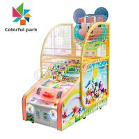 China Kids Mickey Basketball Machine Coin Operated Game Console 90x80x200cm for Parent Child Amusement for sale
