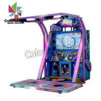 China Coin Operated Arcade Dance Machine 167cm Kids Electronic Pump It Up Game with CE Certification for sale