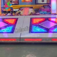 China Coin Operated Arcade Dance Machine 167cm Kids Electronic Pump It Up Game with CE Certification for sale