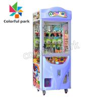 China Colorful Park Toy Claw Crane Game Machine 80x90x205cm CE Certified Arcade Claw Machine for sale