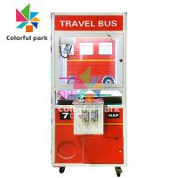 China Colorful Park Coin Operated Claw Crane Machine 80x80x190cm with CE Certificate for sale