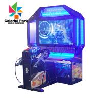 China Coin Operated Arcade Dinosaur Shooting Game Machine 167cm with LED Lighting CE Certified for sale
