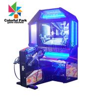 China Coin Operated Arcade Dinosaur Shooting Game Machine 167cm with LED Lighting CE Certified for sale
