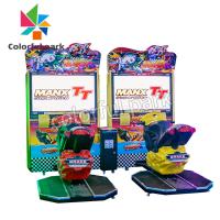 China Coin Operated Indoor Multi Video Motorcycle Driving Game Machine 32 Inch Screen for sale