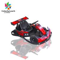 China Colorful Park 2-Seater Bumper Car Kiddie Ride with LED Lights 70x125x213cm CE Certified for sale