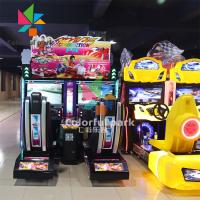 China CE Certificate Multiplayer Coin Operated Machine Outrun Car Racing Arcade Game Board for sale