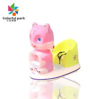 China Colorful Park LED Kids Swing Machine 70x125x213cm CE Certified Amusement Ride for sale