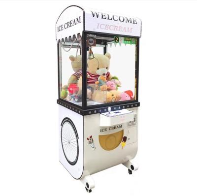 China Colorful Park Mini Claw Crane Machine 80x85x190cm with LED Lighting and CE Certification for sale