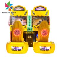 China Coin Operated Racing Simulator Seat 48V LED Arcade Game Machine 90x80x200cm for sale