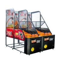 China CE Certified Indoor Basketball Shooting Game Arcade Machine 1100x700x1400mm 250W for sale