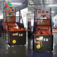 China CE Certified Indoor Basketball Shooting Game Arcade Machine 1100x700x1400mm 250W for sale