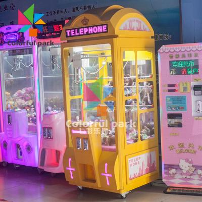China Colorful Park Double Claw Vending Machine Ideal for Small Business and Customizable for sale