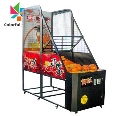 China CE Certificate Indoor Dual Player Hoops Basketball Arcade Simulator Game Machine for sale