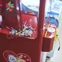 China Colorful Park Coin Operated Claw Machine 80x90x205cm with CE SGS Certification for Amusement Park for sale