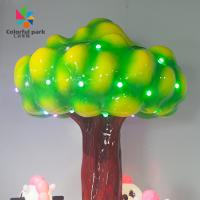 China Customized Fiberglass Carousel Mini Merry Go Round 3 Players 120kg Capacity Coin Operated Game Machine for sale
