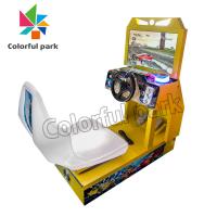 China TT Racing Car Coin Operated Kids Car Racing Arcade Video Game Machine 48V for sale