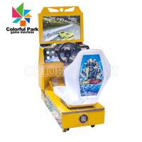 China TT Racing Car Coin Operated Kids Car Racing Arcade Video Game Machine 48V for sale