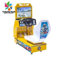 China TT Racing Car Coin Operated Kids Car Racing Arcade Video Game Machine 48V for sale