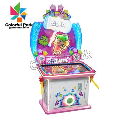 China Hitting Hammer Arcade Game Electronic Coin Operated Lottery Ticket Redemption Machine for sale