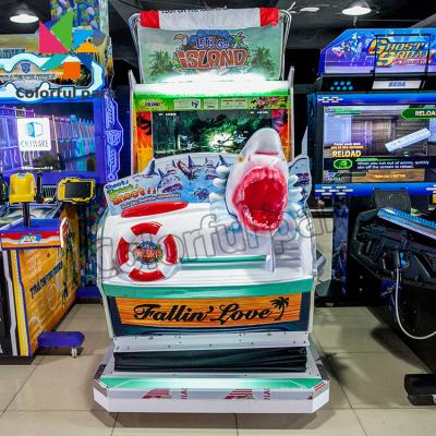 China Coin Operated Arcade Shooting Game 2 Player 250KG Custom Colors Park Shark Design for sale