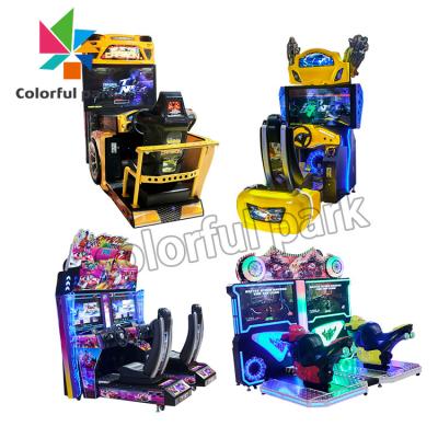 China Coin Operated Dinosaur Shooting Arcade Game Machine 167x60x125cm with LED Lighting for sale