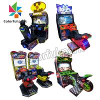 China Coin Operated Dinosaur Shooting Arcade Game Machine 167x60x125cm with LED Lighting for sale
