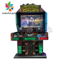 China 215cm Coin Operated Arcade Gun Shooting Game Machine 2 Player 200W for Entertainment for sale