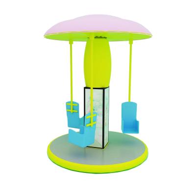 China Childrens Merry Go Round Indoor Playground Carousel 48V LED Music Ride with Remote Control for sale