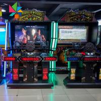 China 215cm Coin Operated Arcade Gun Shooting Game Machine 2 Player 200W for Entertainment for sale