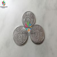 China Colorful Park Custom Metal Game Token Coin Operated Kiddie Ride 48V 120KGS for sale
