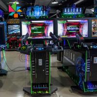 China Coin Operated Racing Simulator Driving Game Machine with Customise Plug Type 215cm for sale